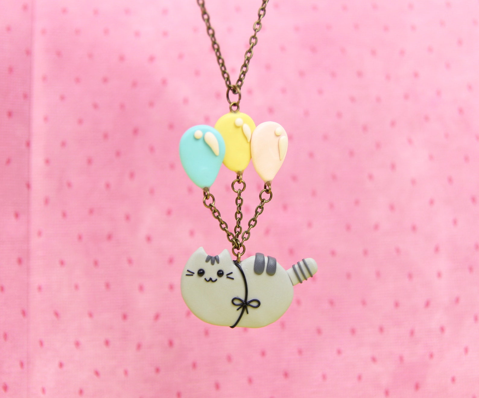 Pusheen on Balloons Pin Gift for Kids Birthday Party | Etsy