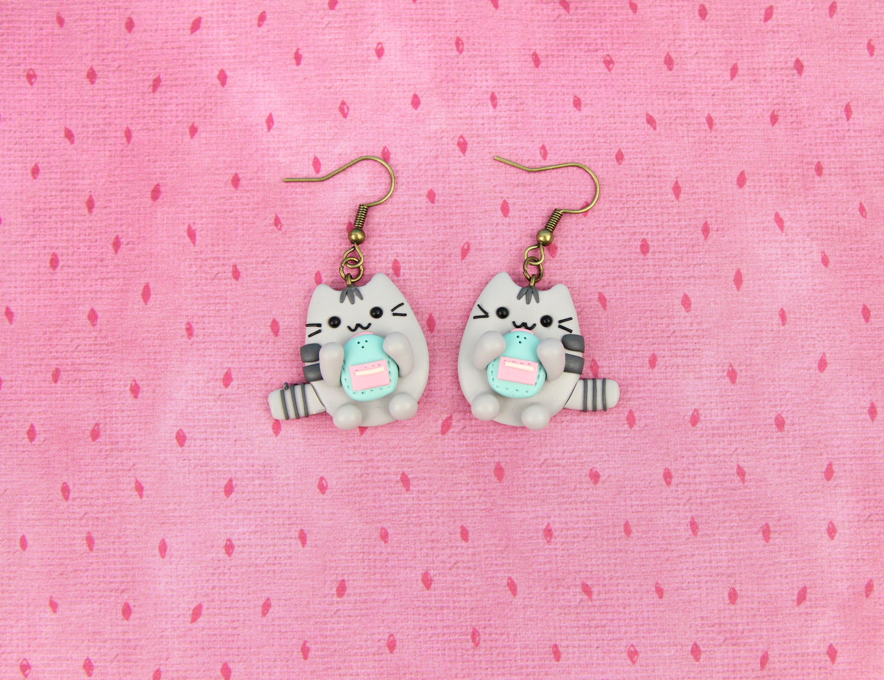 School Pusheen Keychain Funny Teacher Gift Back to School - Etsy