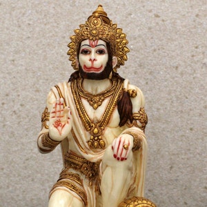 Lord Hanuman Statue Hindu Monkey God of Devotion Celibacy | Etsy
