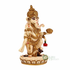 Standing Ganesh Statue | Lord Ganesha | Good Luck God | Home Decor Idol ...