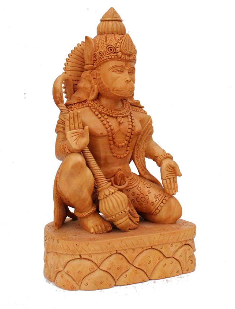 Lord Hanuman Statue Religious Gift Bajrang Bali Statue Feng - Etsy