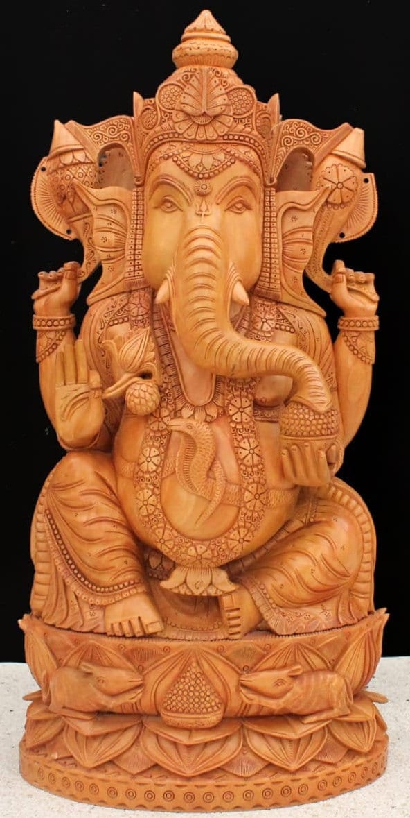 Lord Ganesha Statue Ganesha Figurine Temple Decor Ganesha | Etsy