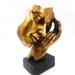 Creative Abstract Decor Statue Face Hand Statue Sculpture Home Office ...