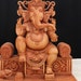 Lord Ganesha Statue Exclusive Ganesha Sitting Statue Good - Etsy