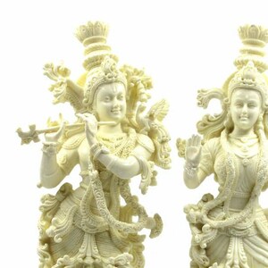 15"radha Krishna Statue,hladini Shakti of Krishna, Achala (still Lord ...