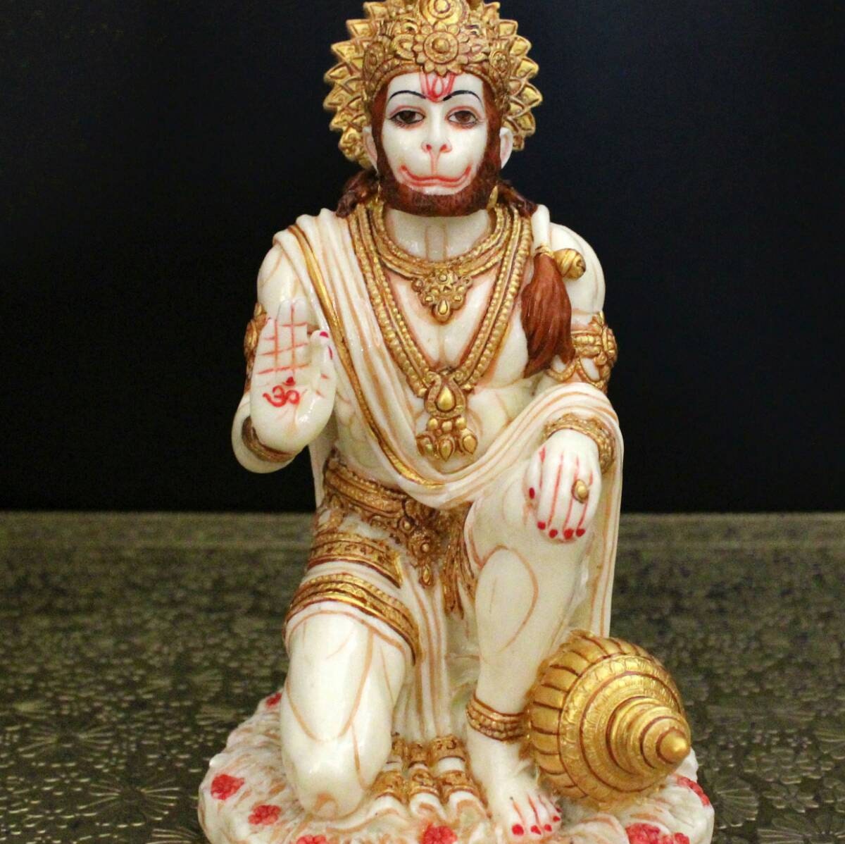 Lord Hanuman Statue Hindu Monkey God of Devotion Celibacy | Etsy
