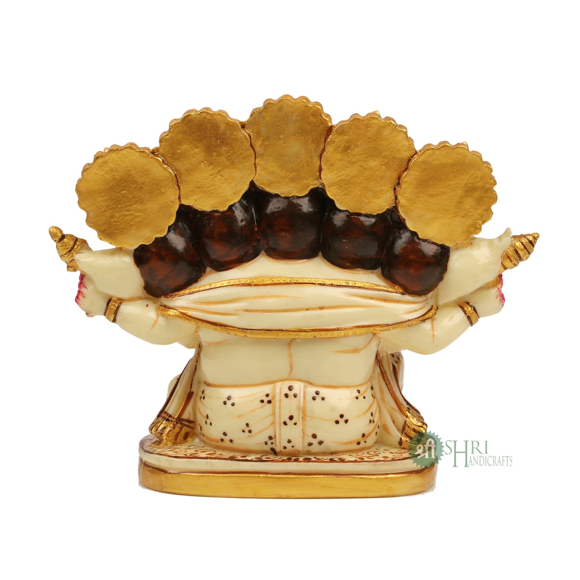 Lord Ganesha Statue/five Face Ganesha Statue/vinayak/good Luck - Etsy