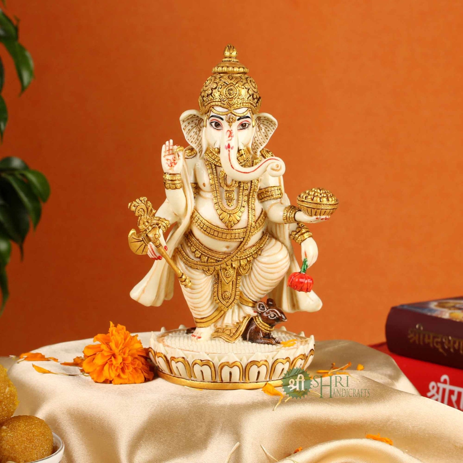 Standing Ganesh Statue Lord Ganesha Good Luck God Home | Etsy