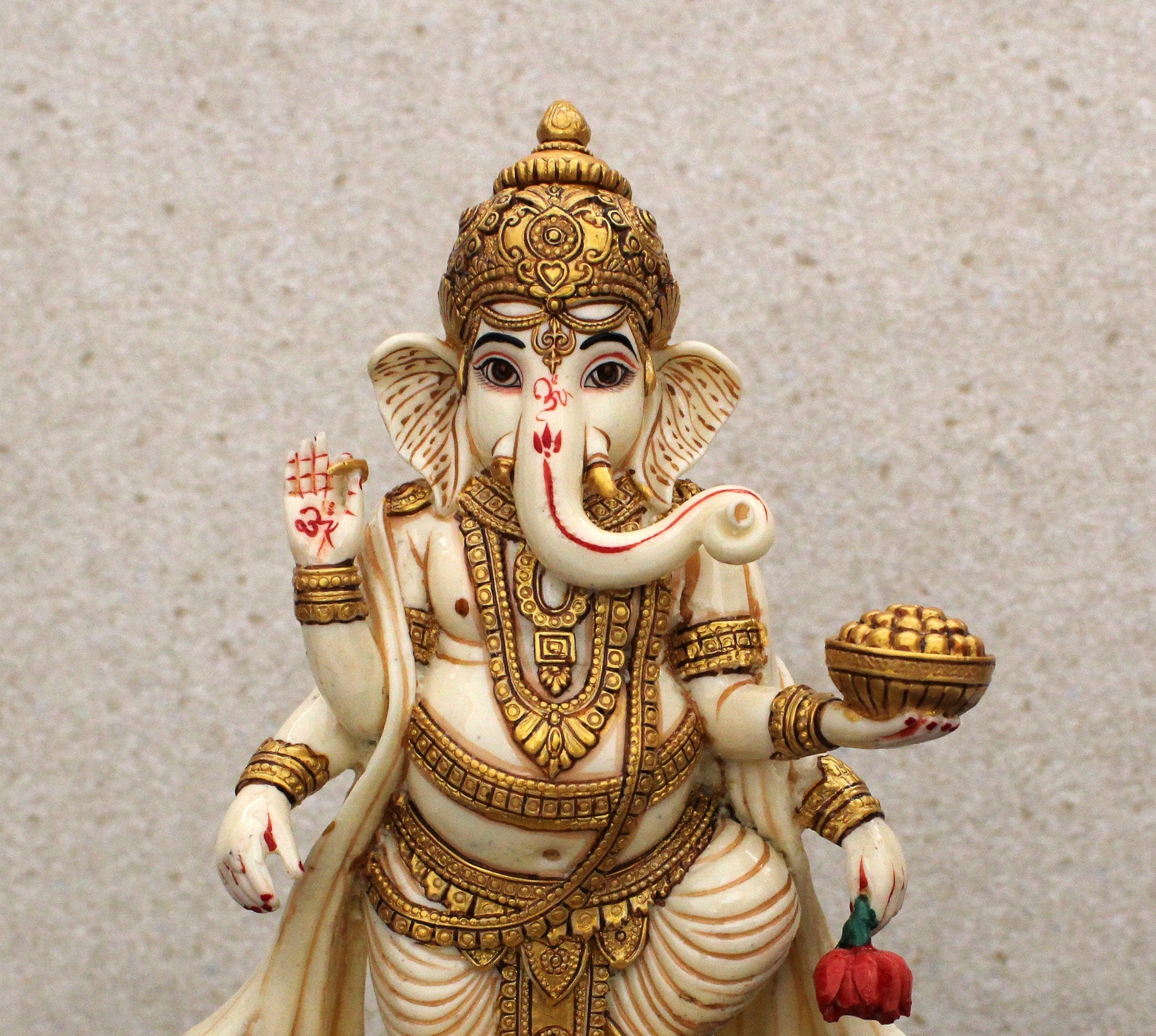 Standing Ganesh Statue Lord Ganesha Good Luck God Home | Etsy