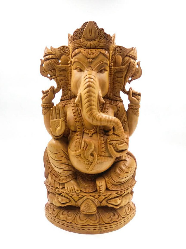 Lord Ganesha Statue Home Decor Hindu Temple Ganesha Idol - Etsy