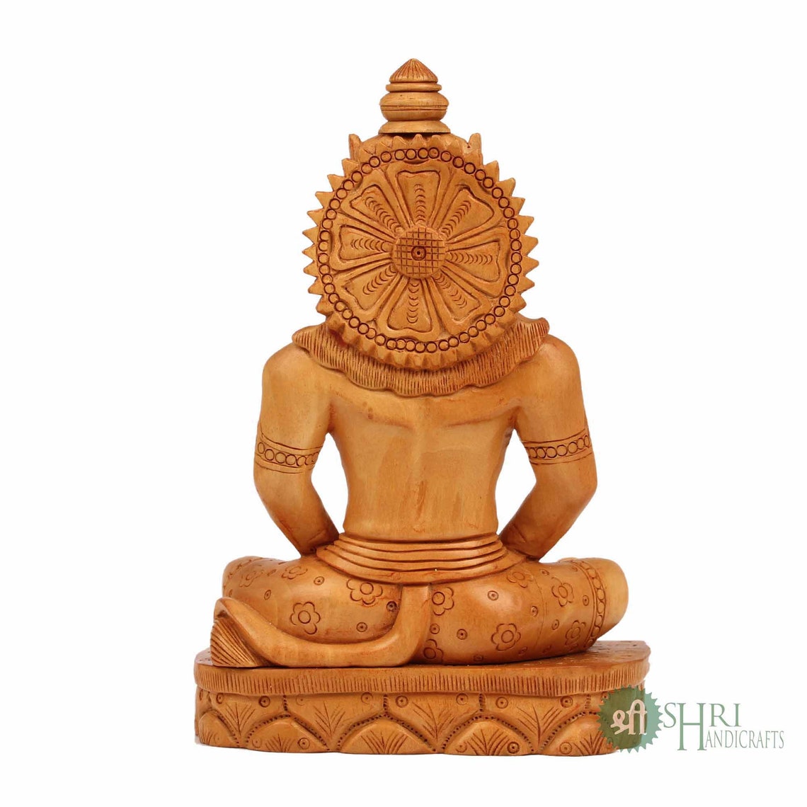 Wooden Lord Hanuman Statue Figurine Handmade Hindu God Idol | Etsy