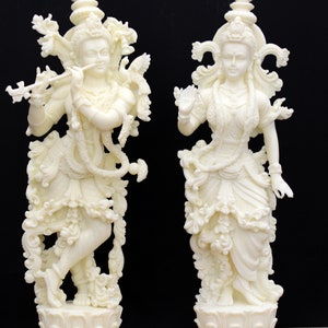 15"radha Krishna Statue,hladini Shakti of Krishna, Achala (still Lord ...