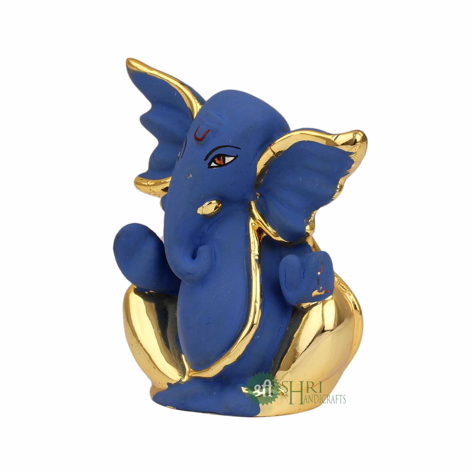 Lord Ganesha Statue for Car Dashboard Gold Plated Sculpture | Etsy