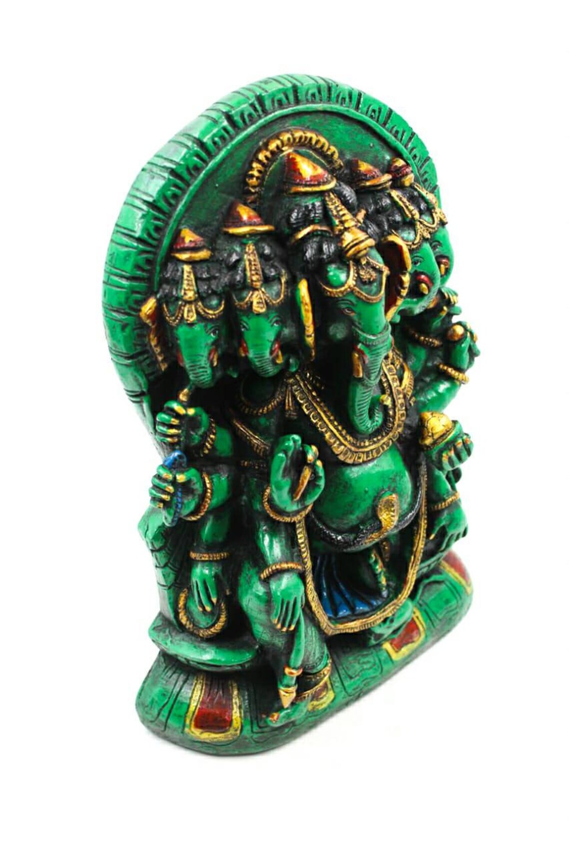 Lord Ganesha Statue 5 Five Face Statue Panchmukhi Ganesha | Etsy