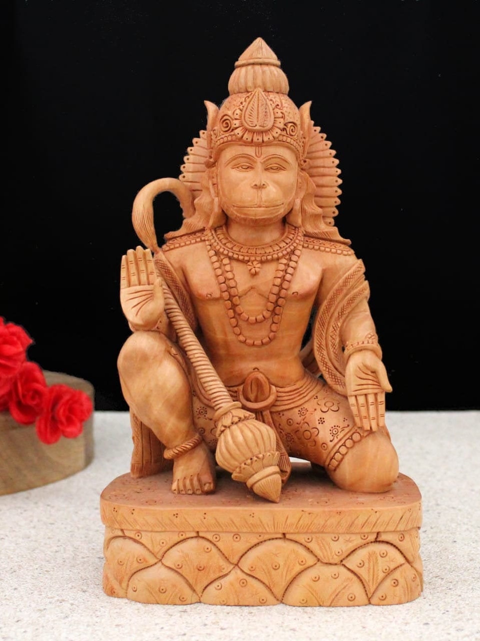 Lord Hanuman Statue Religious Gift Bajrang Bali Statue Feng - Etsy