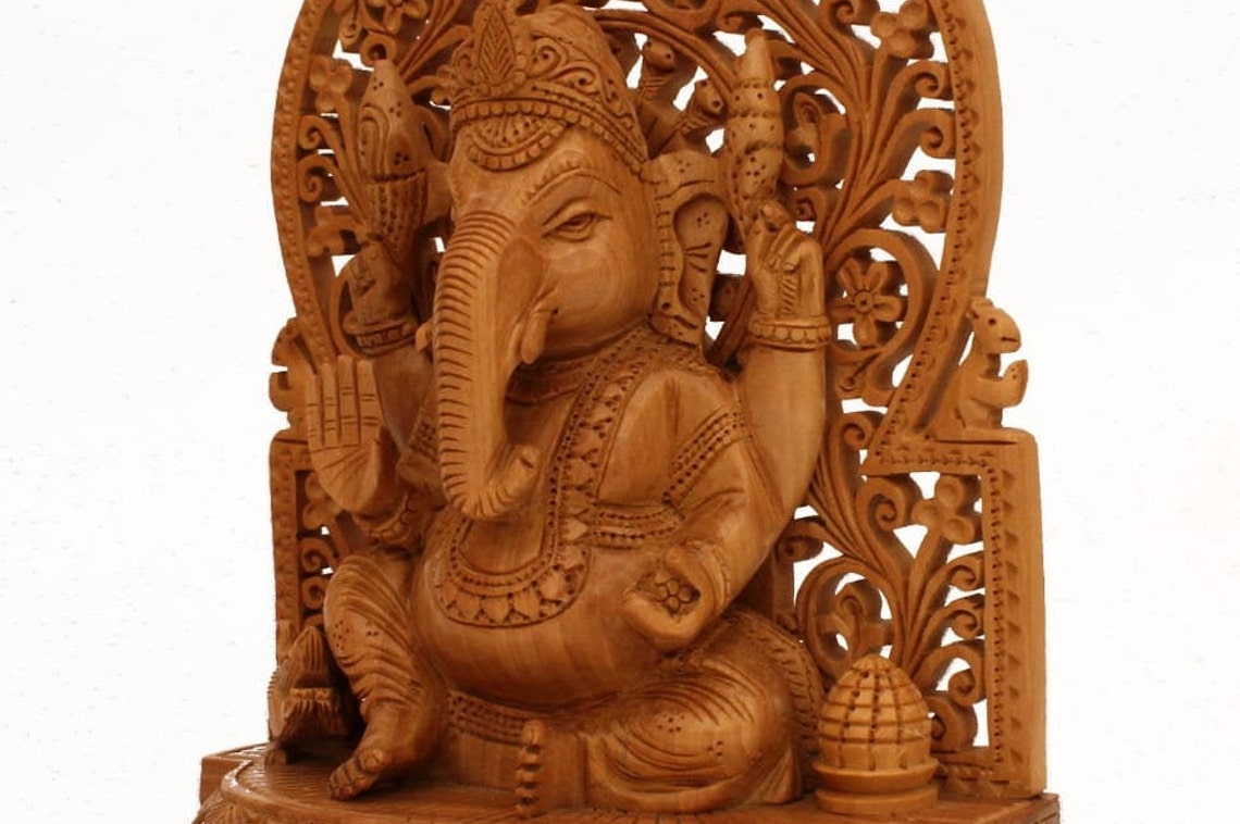 Ganesha Statue Good Luck Gift Elephant GodHindu GodGanesh | Etsy