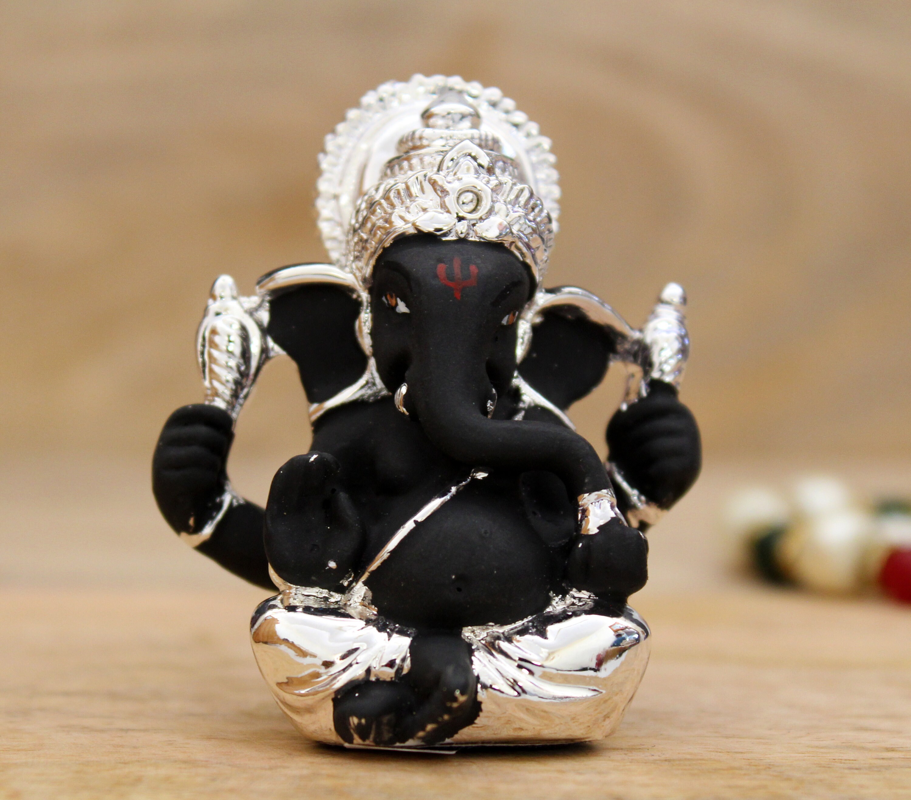 Lord Ganesha Statue for Table Top Decor Sliver Plated | Etsy