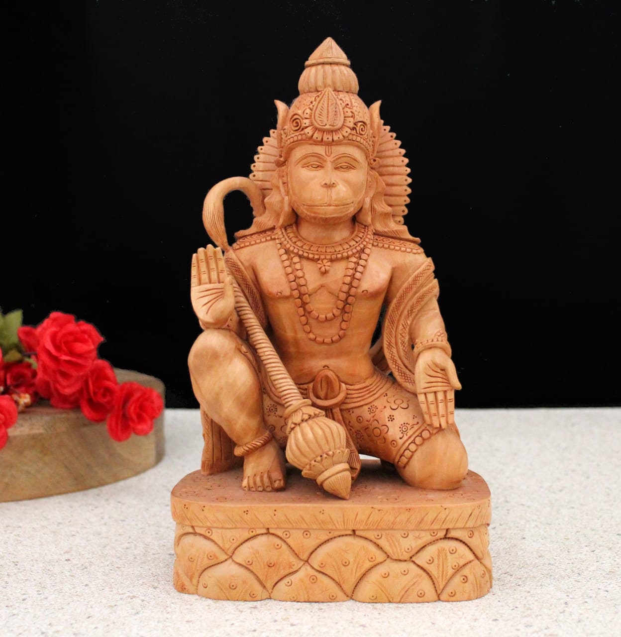 Lord Hanuman Statue Religious Gift Bajrang Bali Statue Feng - Etsy