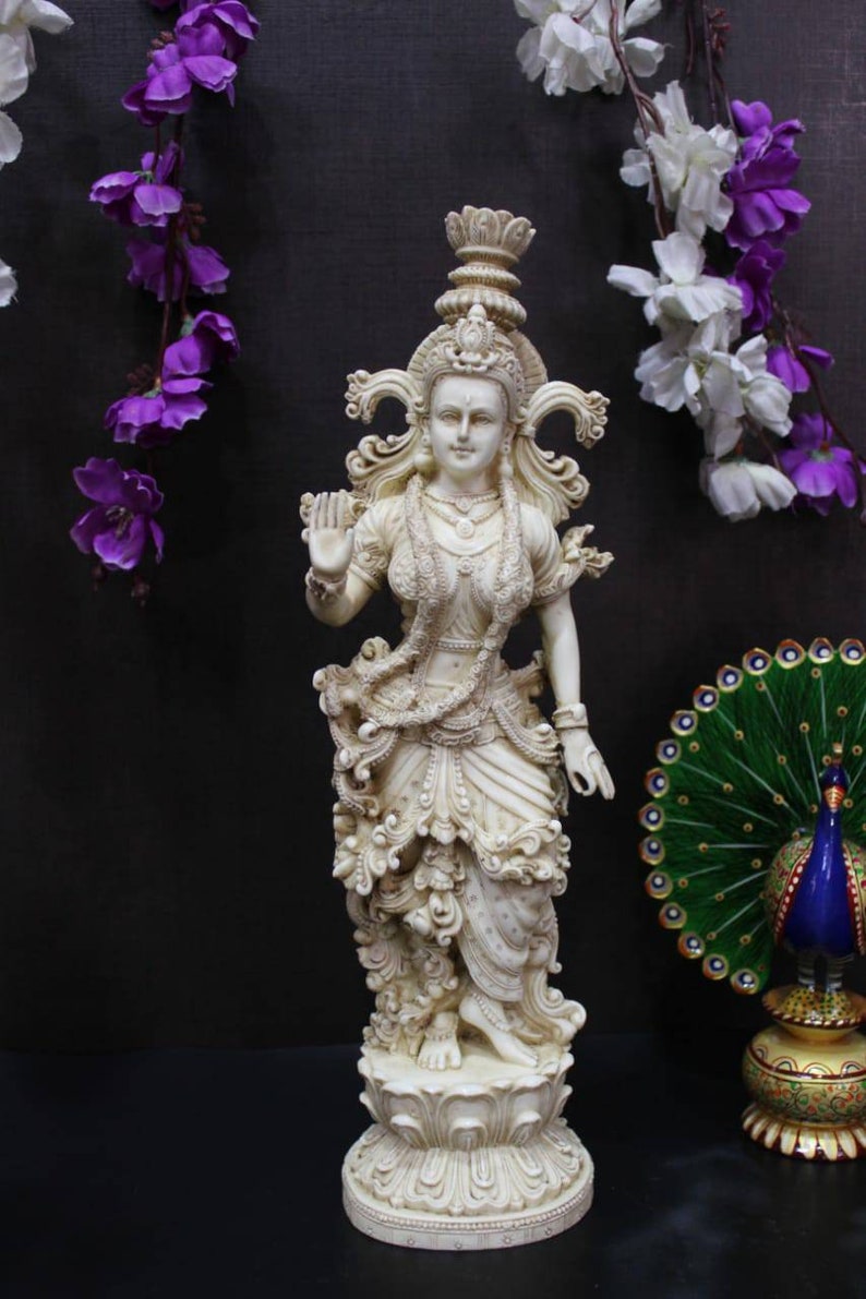 15" Radha Statue, Goddess Radha Statue, Radha Krishna, Devi, Valentine ...