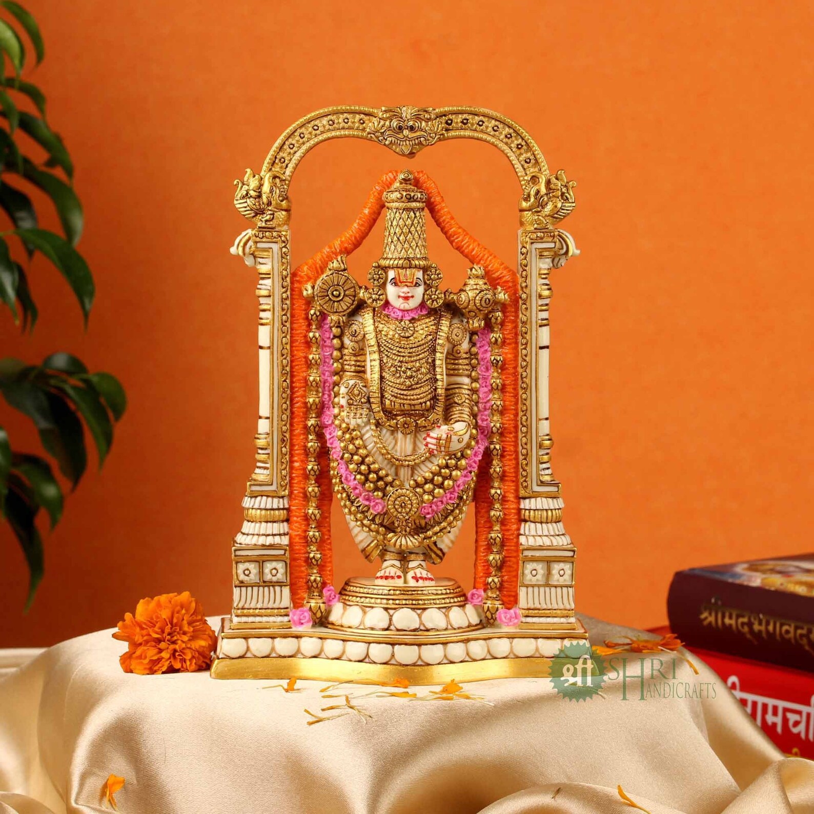 Tirupati Balaji, 21CM, Hindu God Sculpture Art Venkateswara Vishnu ...
