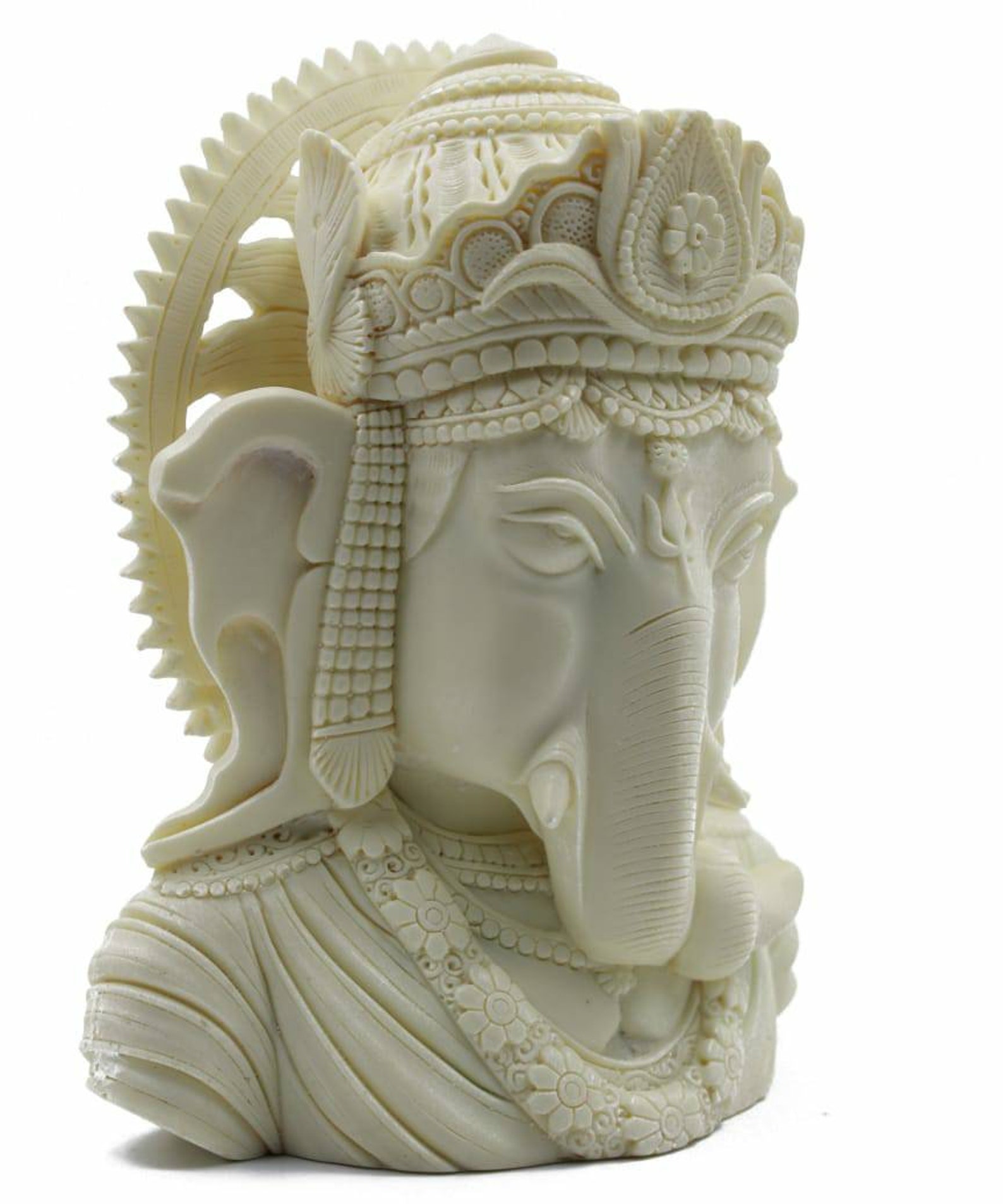 8 Lord Ganesha Statue Bust Ganesh Statue Good Luck | Etsy