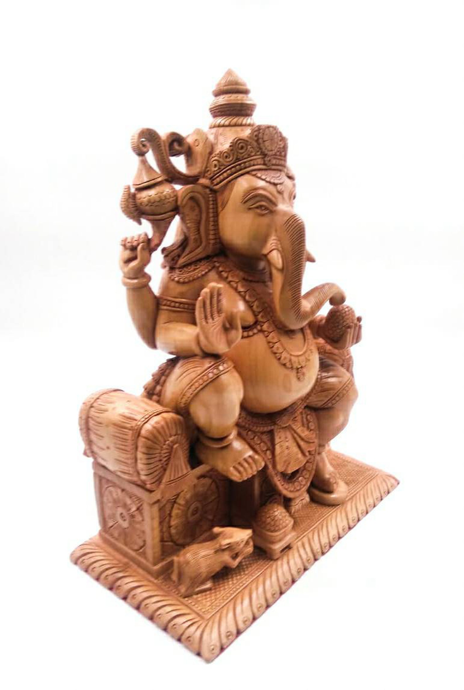 Lord Ganesha Statue Exclusive Ganesha Sitting Statue Good | Etsy