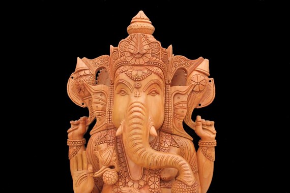 Lord Ganesha Statue Ganesha Figurine Temple Decor Ganesha | Etsy