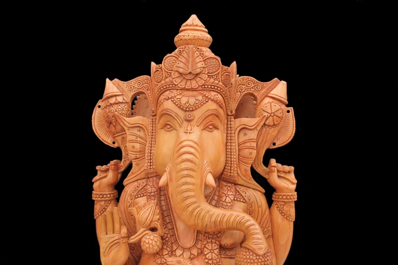 Lord Ganesha Statue Ganesha Figurine Temple Decor Ganesha | Etsy