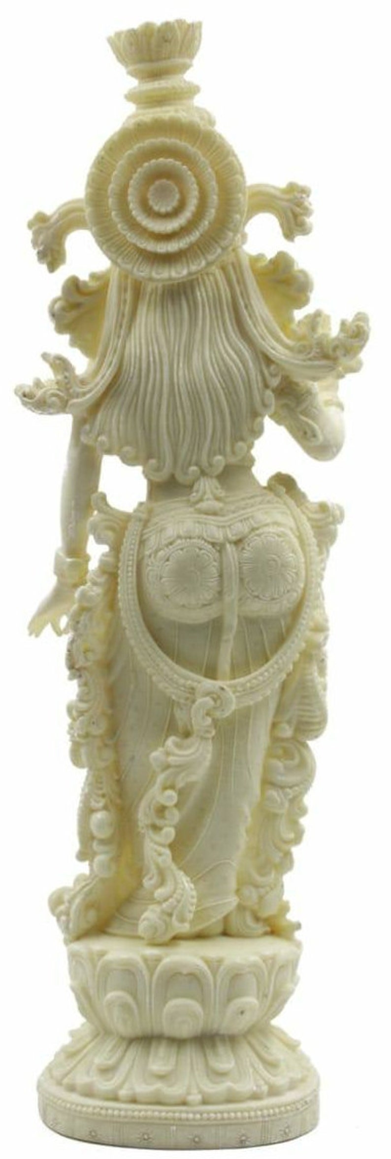 Radha Statue Goddess Resin Radha Statue Radha Krishna Hladini - Etsy