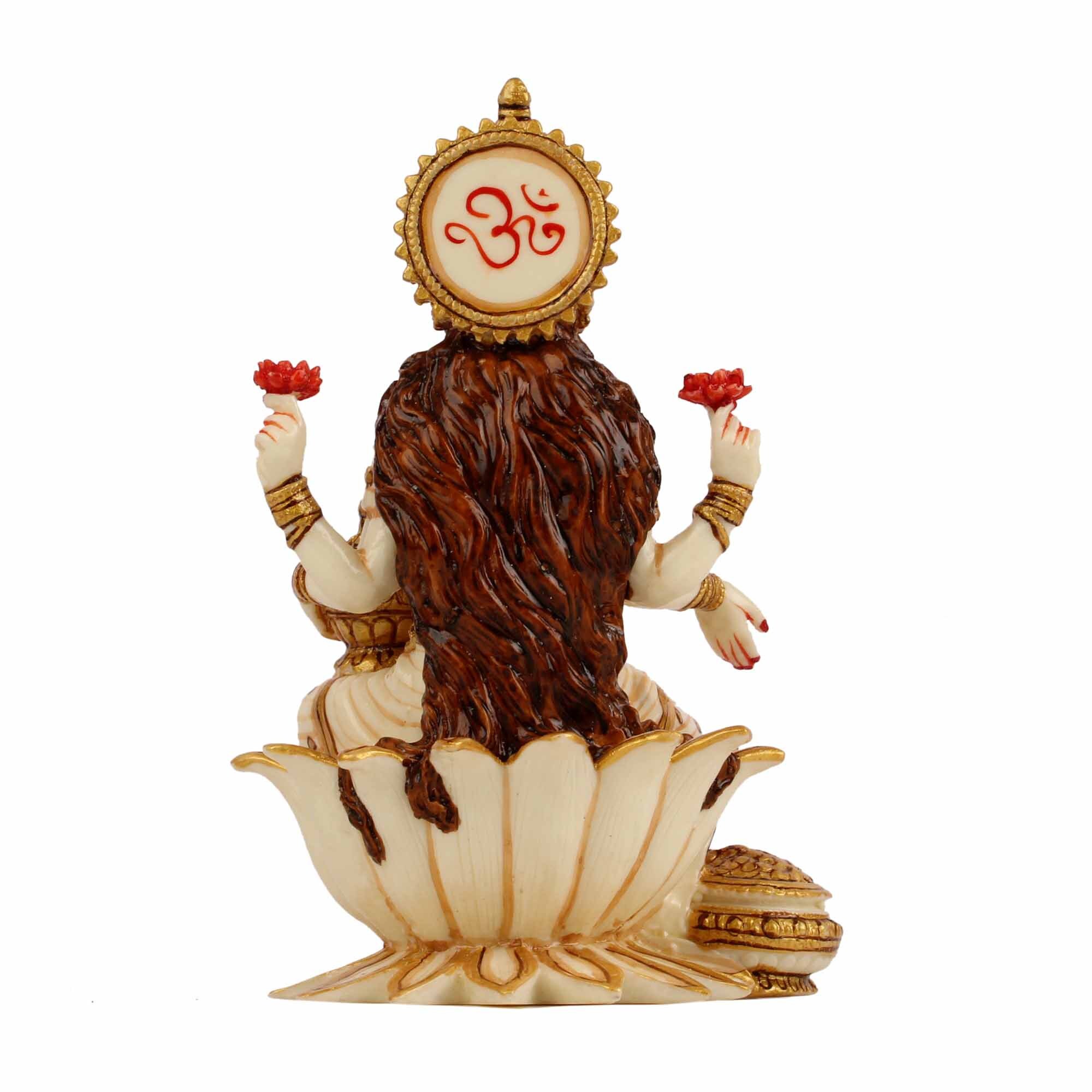 6.5'' Goddess Lakshmi Statue, Hindu Goddess of Wealth Sculpture ...