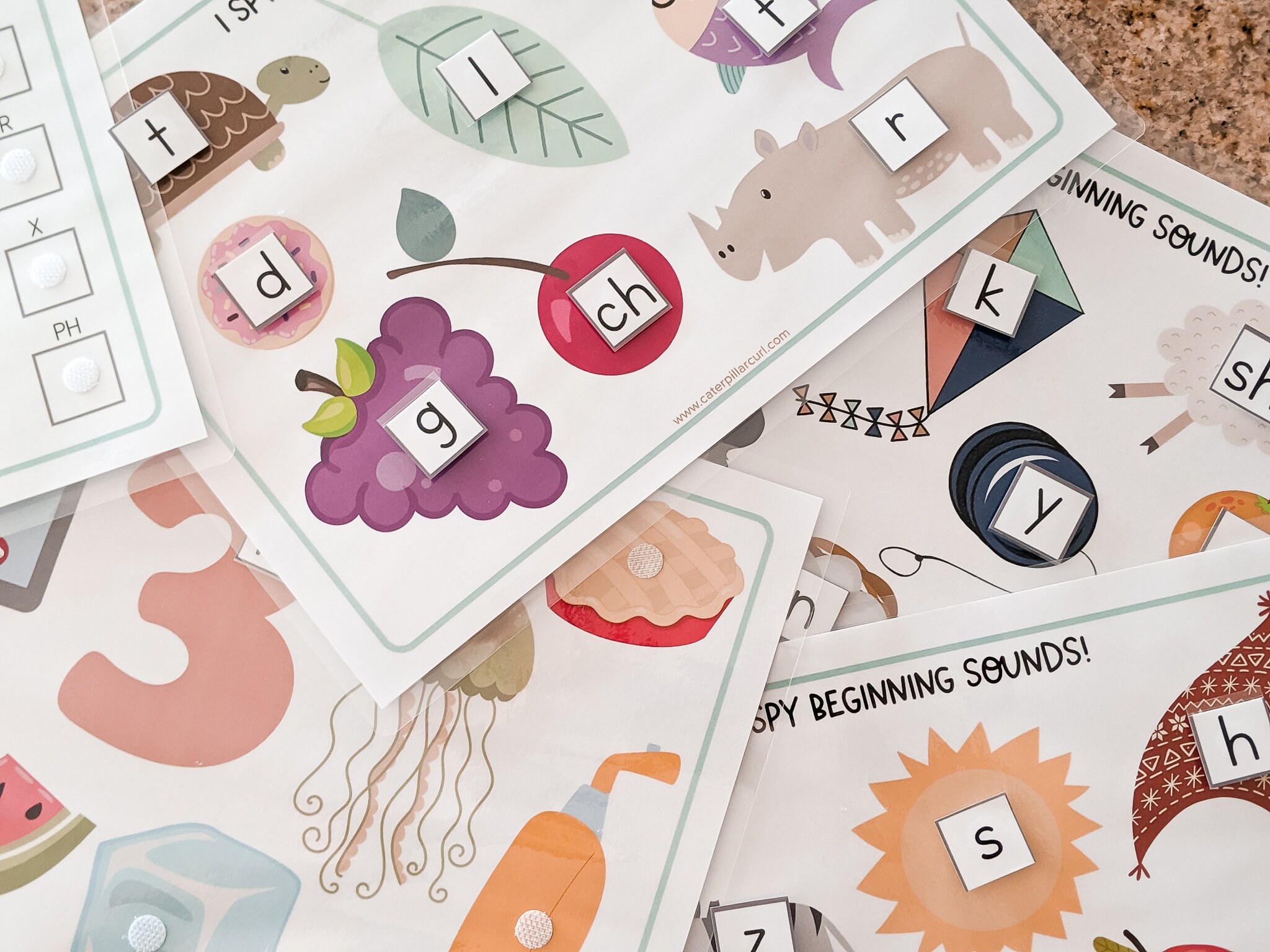 I SPY Beginning Sounds Phonemic Awareness Printable Alphabet Game ...