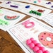 Numbers Play Doh Mat Set, 1-10 Matching, Toddler Math Counting Activity ...