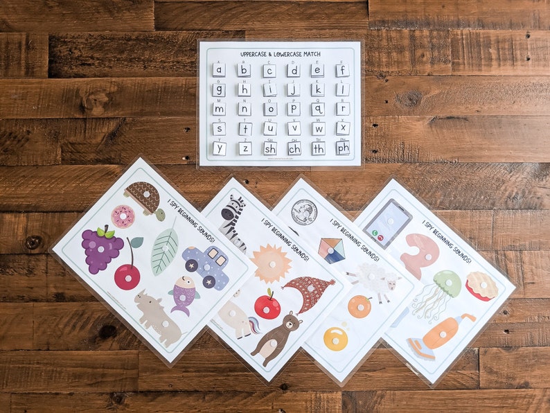 I SPY Beginning Sounds Phonemic Awareness Printable Alphabet Game ...