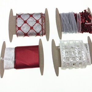 DIY Greeting Card Kit - Ribbon Cards - Crimson & Lace - Etsy