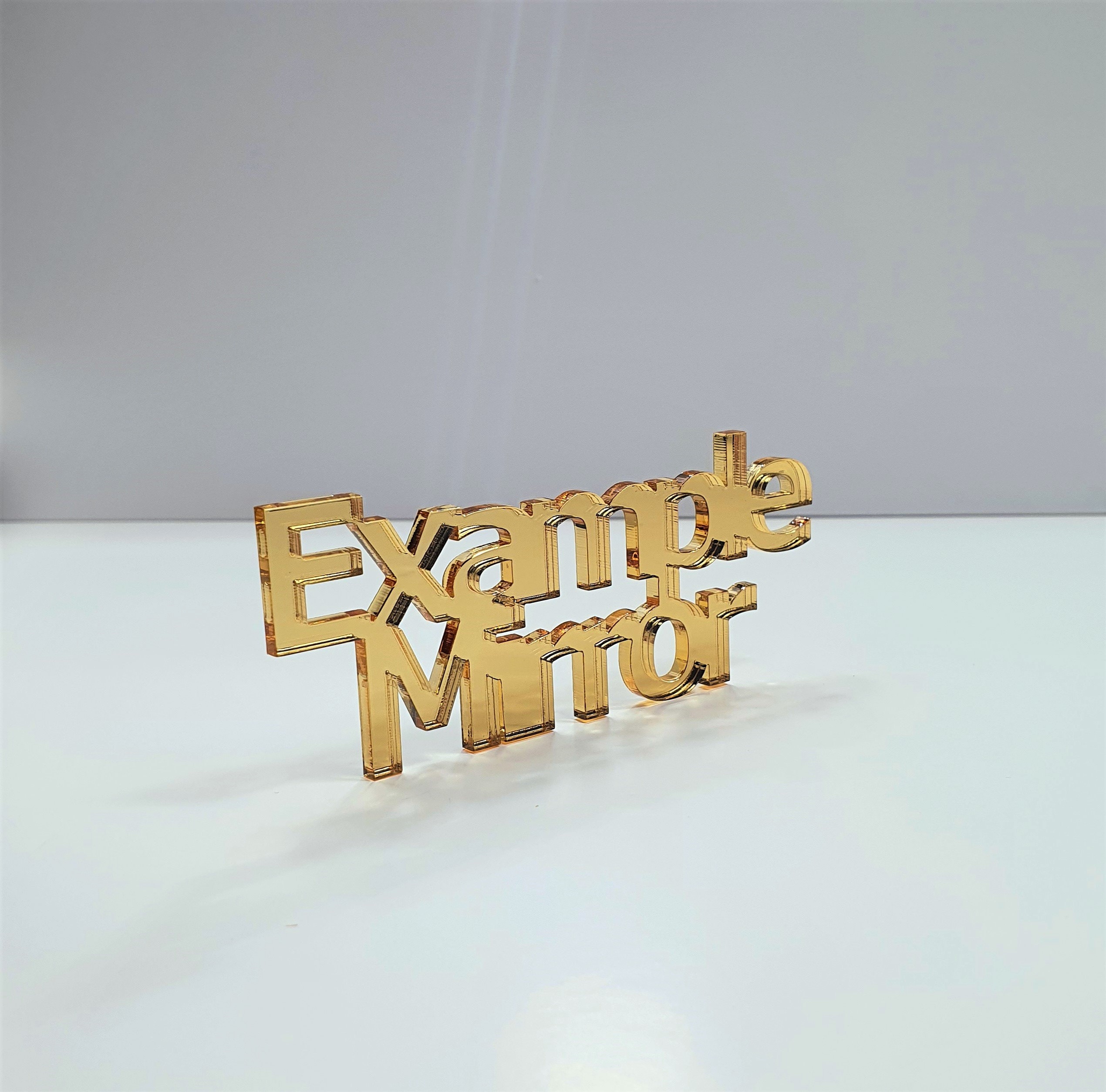 3mm Mirror Acrylic Gift Box Shape Craft Blank. Multiple Size - Etsy