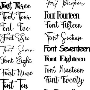 Acrylic Name and Name Cake Topper or Charm. Various Fonts, Colours ...