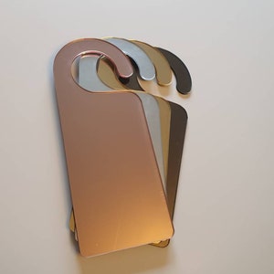 Acrylic Door Hanger Shape Perspex. Blank, Craft Multiple Colours, Sizes ...