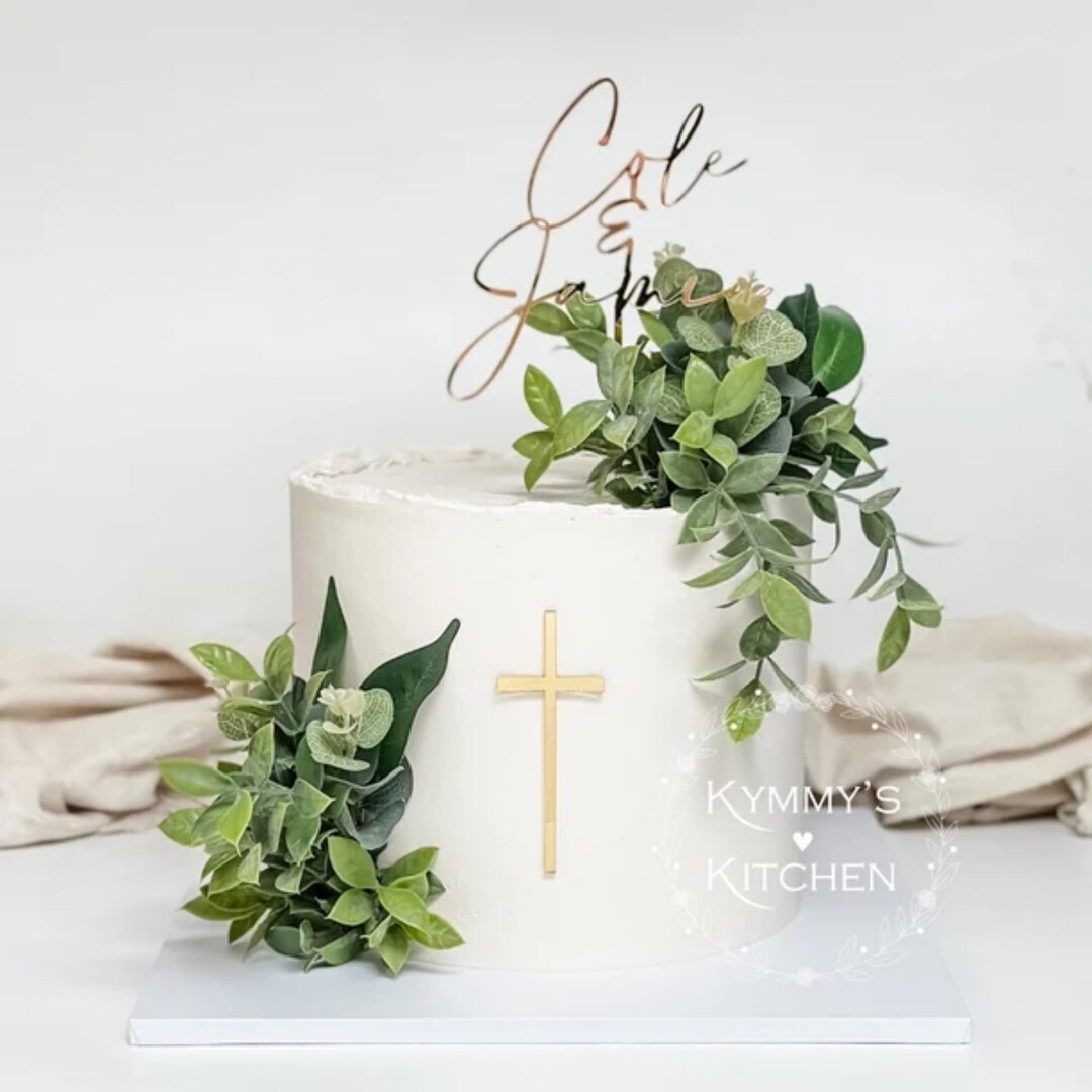 Acrylic Name and Name Cake Topper or Charm. Various Fonts, Colours ...