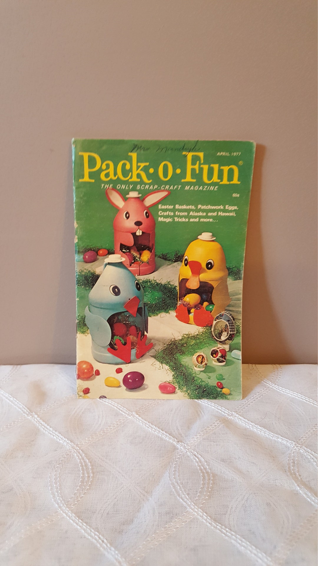Vintage Pack O Fun Magazine April 1977 the Only Scrap Craft Magazine ...