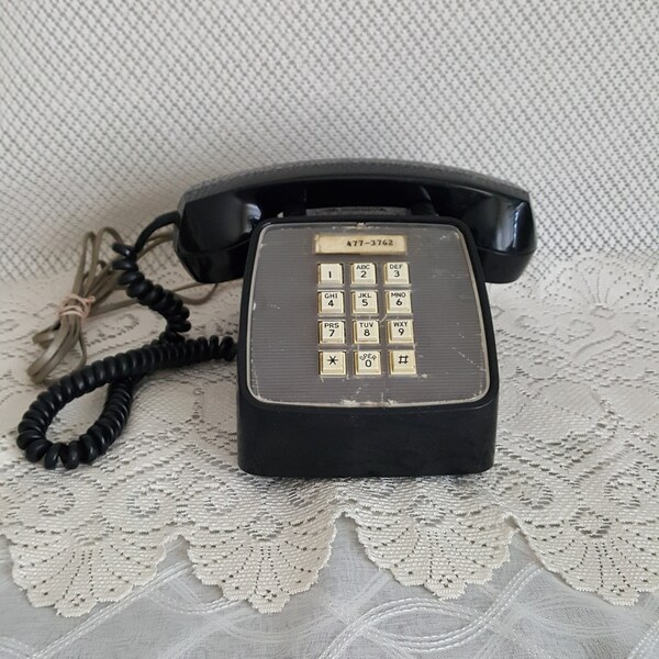 Vintage Desk Phone - Etsy