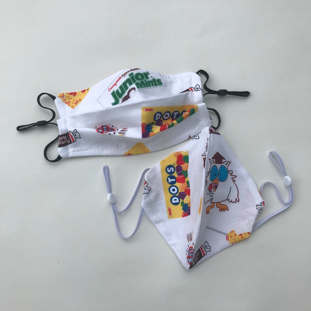 Candy mask, Care Gift, removable nose strips, adjustable ear loops ...