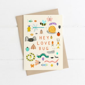 Love Bug Card Insect Bugs Birthday Card Funny Humour - Etsy UK
