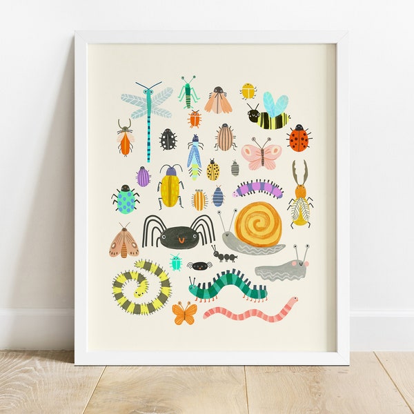 Vintage Bug Print - Etsy