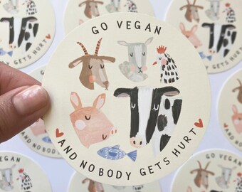 Vegan Sticker | Etsy