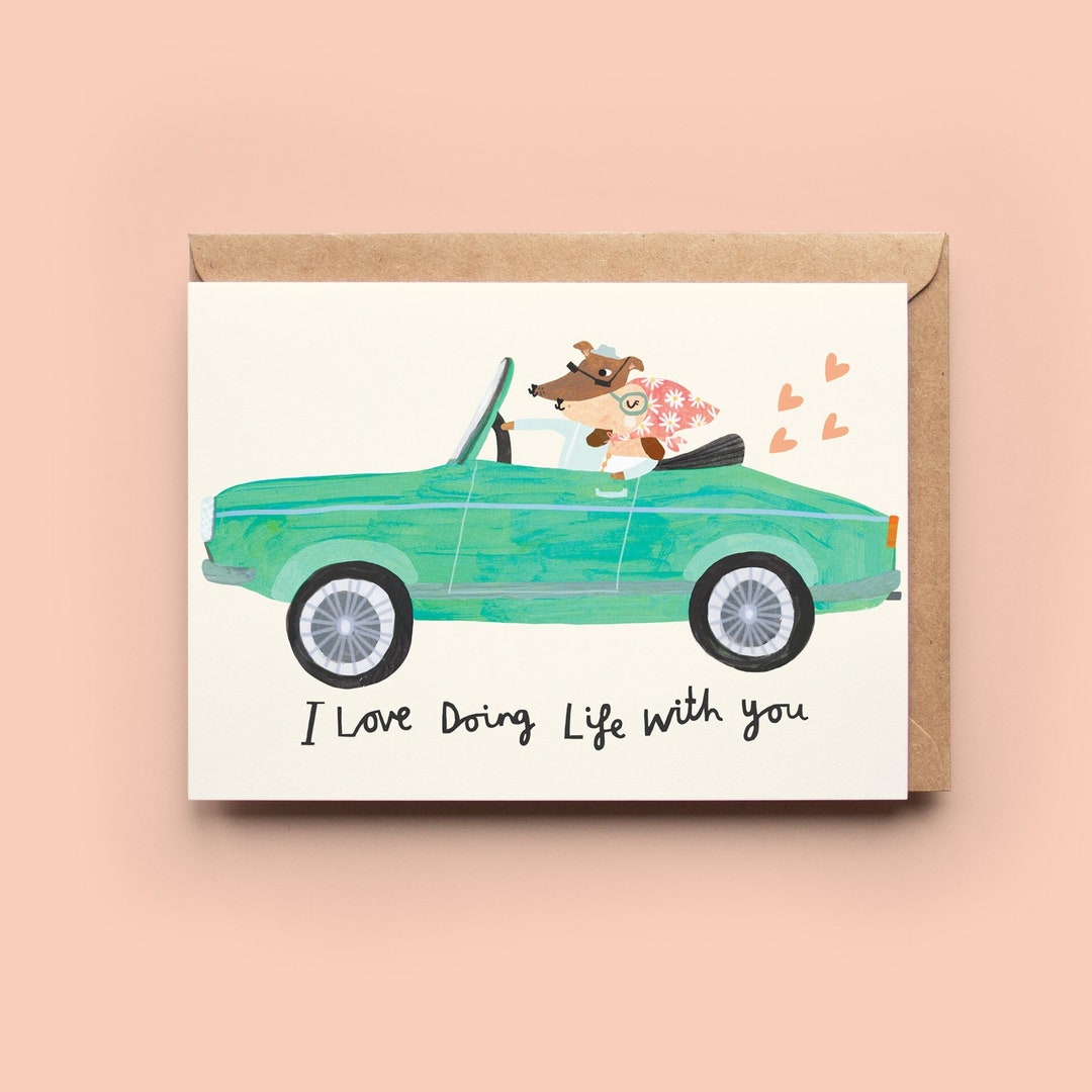 Love Life With You Card | Wife Girlfriend Boyfriend Husband Anniversary ...