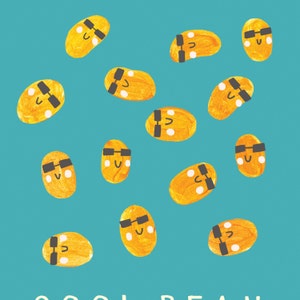 Cool Bean Birthday Card | Baked Beans Card Funny Humour Vegan Greeting ...