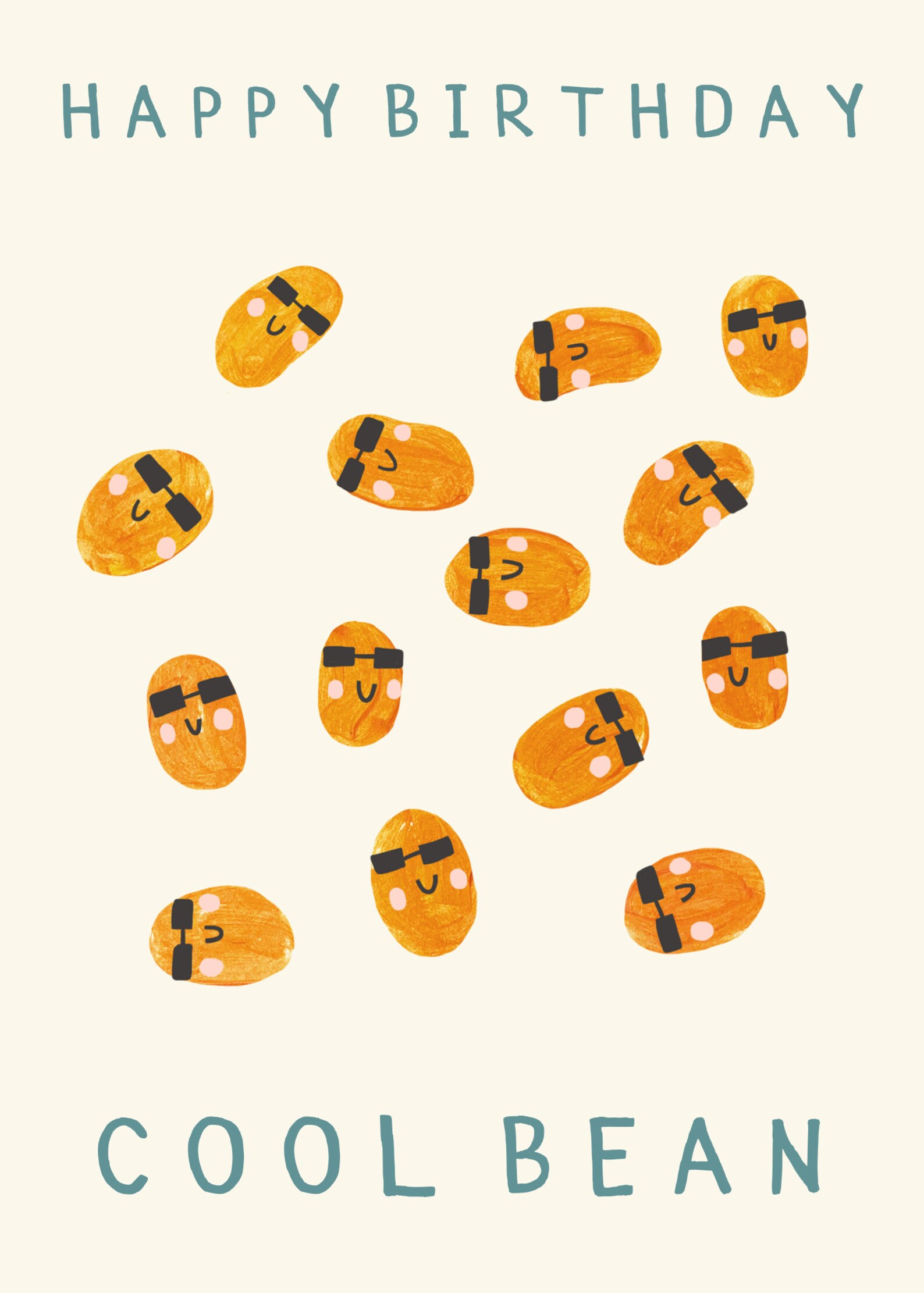 Cool Bean Birthday Card Baked Beans Card Funny Humour Vegan - Etsy