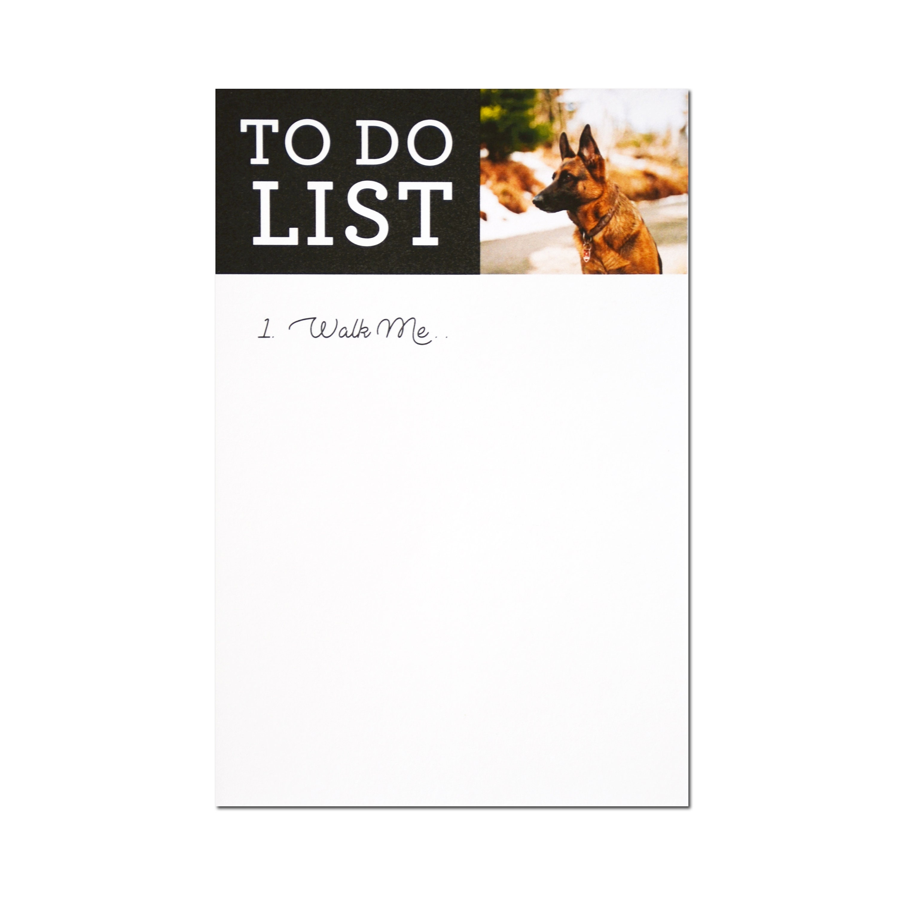 Dog to Do List Notepad, Add Your Own Photo, German Shepard Notepad - Etsy