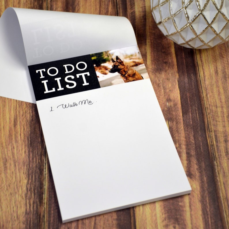 Dog to Do List Notepad Add Your Own Photo German Shepard - Etsy