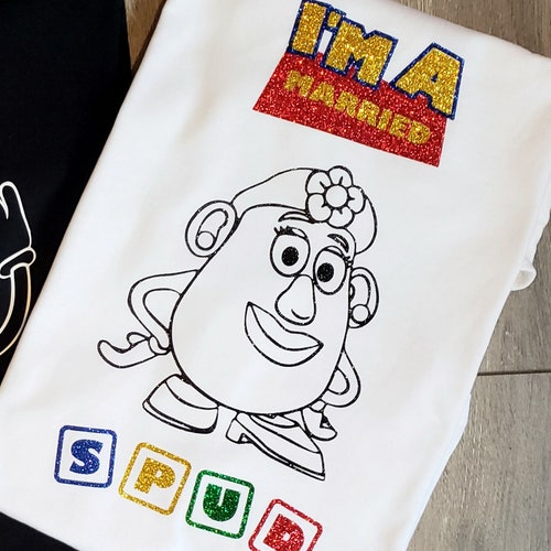 Toy Story Shirt I'm A Married Spud Shirt Mrs. Potato - Etsy